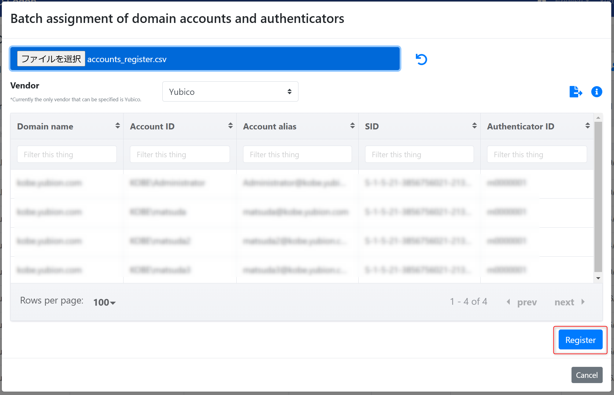 Assign Accounts And Authenticators Yubion Fido Logon Guide